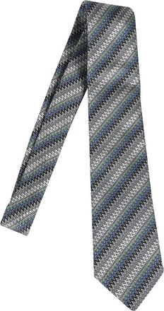 Missoni Homme, Accessoires, Vert, Taille: ONE Size Cravate en soie