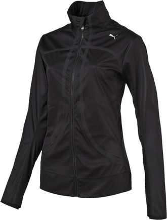 Puma Trainingsjacke f&uuml;r Damen, Thermisches Material, Laufen (Schwarz)