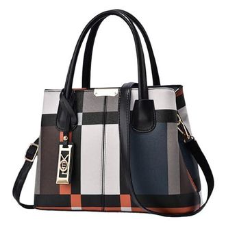 Generic Sac a Main Femme Sac Bandouli&egrave;re Femme Sacoche Femme Bandouli&egrave;re De &eacute;l&eacute;gant Homme Messager Motif Uni, Design Layered Pratique, Grande Capacit&eacute; L&eacute;ger Q