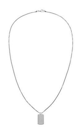 Tommy Hilfiger Jewelry Collier avec Pendentif pour Homme en Acier Inoxidable - 2790359
