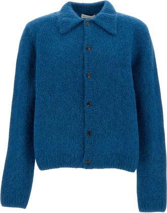 Dries Van Noten Mora Cardigan - Homme - Pulls - Bleu - Taille: XL