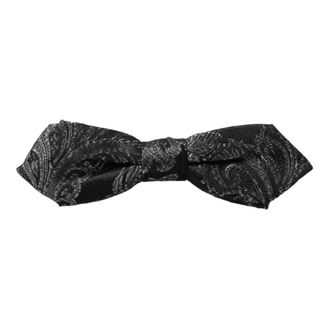 Dolce & Gabbana Homme, Accessoires, Noir, Taille: ONE Size Papillon en Satin de Soie