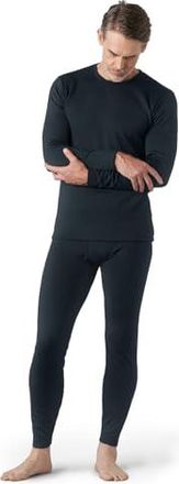 Lapasa Ensemble de sous-Vêtements Thermiques Homme Haut & Bas Maillot de Corps Manches Longues & Pantalon Chaud Automne/Hiver Bleu Marine XXL