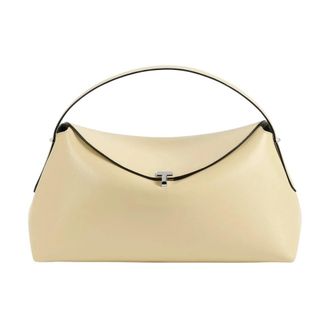 Toteme Femme, Sacs, Beige, Taille: ONE Size T-Lock Clutch