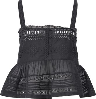 Isabel Marant Crop-Top mit Stickerei