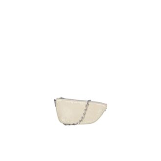 Burberry Stilvolle Leder-Crossbody-Tasche - - Bags - Damen - Beige - ONE SIZE