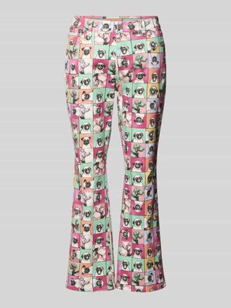 M.A.C Hose im Allover-Look Modell Dream Kick