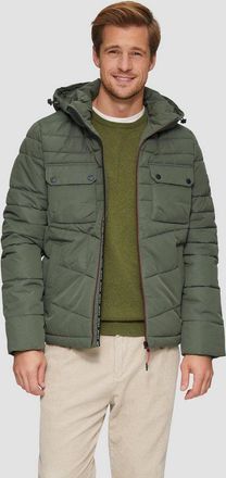 s.Oliver Winterjacke Outdoor-Jacke Gesteppte Jacke mit abnehmbarer Kapuze