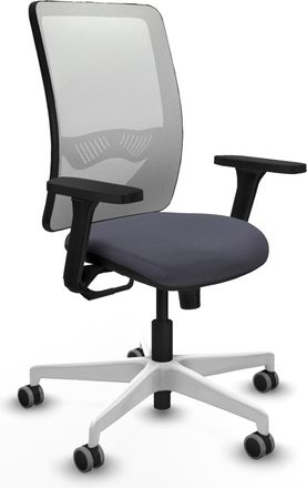 Piqueras y Crespo B&uuml;rostuhl Parquet Zulema mit 3D-Armlehnen, h&ouml;henverstellbare Lendenwirbelst&uuml;tze, ausgestattet mit Sincro 3 Positionen und Schneidschaum, mit Rollen vo