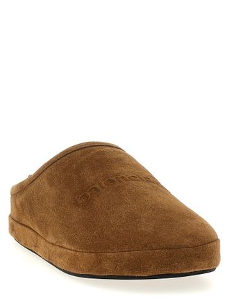 Balenciaga Mens Brown Calfskin Mules