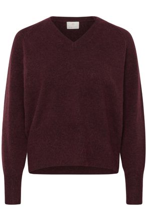 Kaffe Strickpullover KAniel XL, Windsor Wine Melange XL
