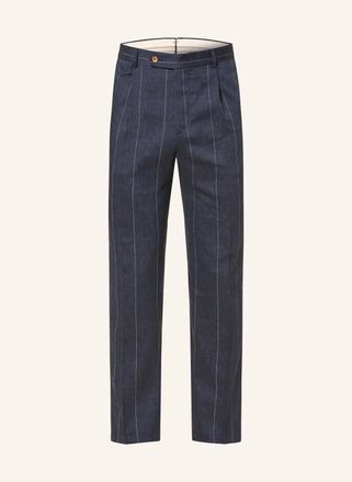 Windsor Windsor. Anzughose Silvi Slim Fit Mit Leinen blau