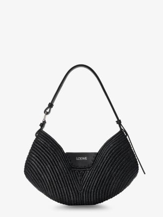 Loewe Paulas Ibiza-Swing raffia and leather shoulder bag - LOEWE - gender_Woman