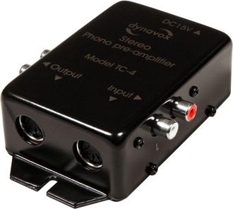 Ett Phonovorverst&auml;rker TC-4 dynavox, schwarz, Stereo