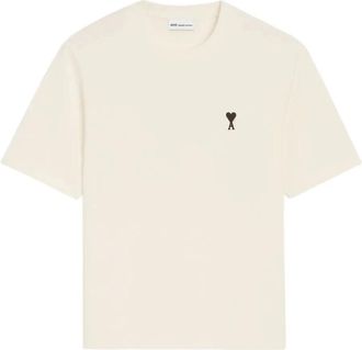 Ami Homme, Tops, Beige, Taille: L Boxy Fit ADC T-Shirt