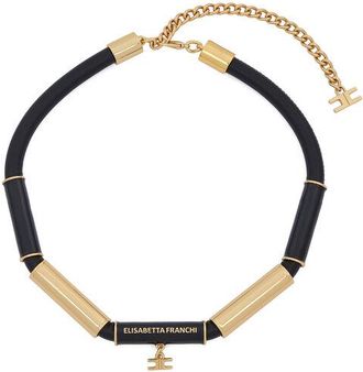 Elisabetta Franchi Halskette CO-61S-57E2-V200 Schwarz