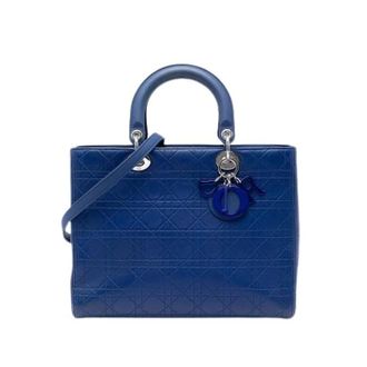 Dior Pre-owned Lady Dior Handtasche - - Pre-owned - Damen - Blau - ONE SIZE