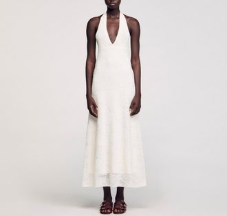 Sandro Robe longue en maille