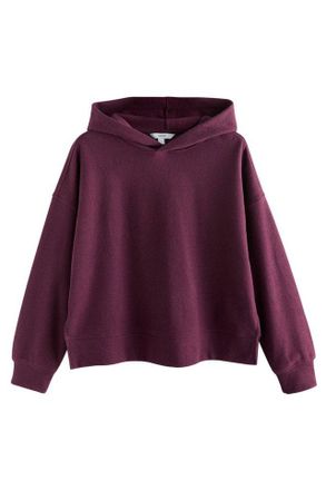 Next Strickpullover Weiches, gem&uuml;tliches, geripptes Kapuzensweatshirt (1-tlg)