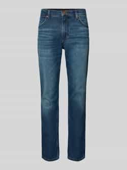 Wrangler Straight Fit Jeans im 5-Pocket-Design Modell Greensboro