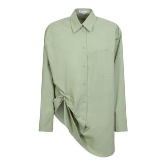J.W.Anderson Femme, Blouses et Chemises, Vert, Taille: 38 FR T-Chemises