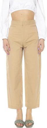 Elvine Femme, Pantalons, Beige, Taille: W26 Cropped Pantalons
