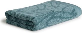 Möve Monochrome Organic Lines Handtuch 50 x 100 cm aus 80% Baumwolle/ 20% Viskose aus Bambus-Zellstoff, Malachite