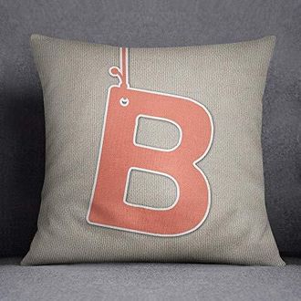 Bonamaison Le Jardin du Lin Zierkissenhüllen, Mehrfarbig, 45x45