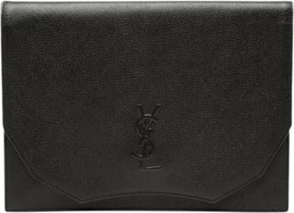Saint Laurent Pre-owned Sac &agrave; main vintage en cuir - Femme - Pre-owned - Noir - Taille: ONE Size