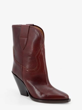 Isabel Marant Womens Boots Leyane Leather Brown