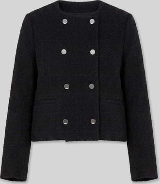 Calvin Klein Regular Fit Kurzblazer mit Woll-Anteil