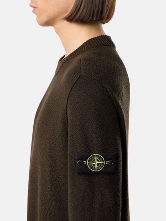 Stone Island Wool Knit Sweater - Charcoal