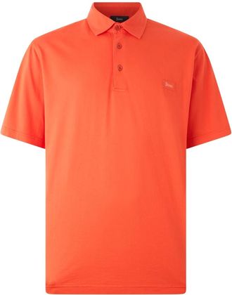 Herno Homme, Tops, Orange, Taille: L Polo Doux et Respirant
