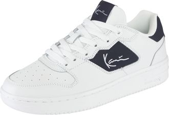 Karl Kani Sneaker KARL KANI 89 CLASSIC, Herren, Gr. 42,5, wei&szlig;, dunkel blau, Leder, Schuhe Sneaker