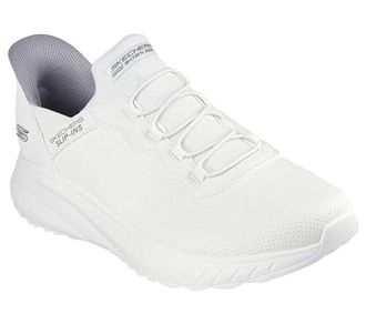 Skechers Hands Free Slip-ins Bobs Squad Chaos-Daily Hype Baskets &agrave; Enfiler Mains-Libres pour Homme, Ecru, 39.5 EU