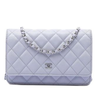 Chanel Pre-owned Umh&auml;ngetasche - - Pre-owned - Damen - Lila - ONE SIZE