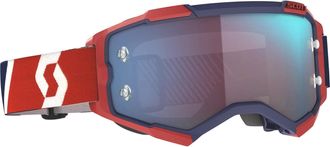 Scott Fury MX Goggle Cross/MTB Brille rot/blau/blau Chrom Works