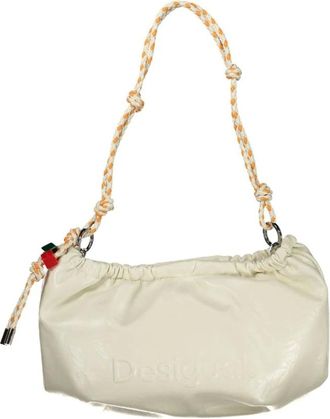 Desigual Femme, Sacs, Blanc, Taille: ONE Size Half Logo Waverly Bag