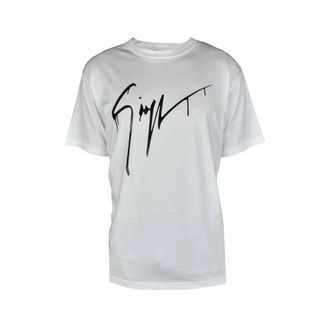 Giuseppe Zanotti T-shirt en coton imprim&eacute; graphique - Homme - Tops - Blanc - Taille: XL