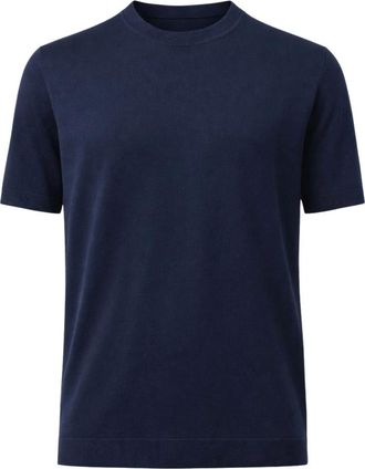 Daniele Fiesoli Homme, Pulls, Bleu, Taille: 2XL Tricot &agrave; col rond
