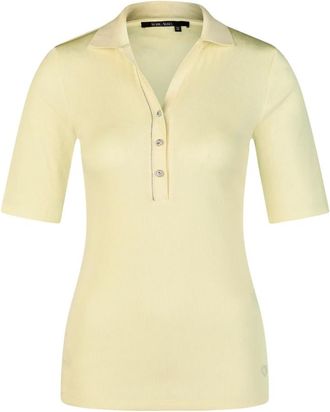 Marc Aurel Femme, Tops, Jaune, Taille: 40 FR Polo c&ocirc;tel&eacute;