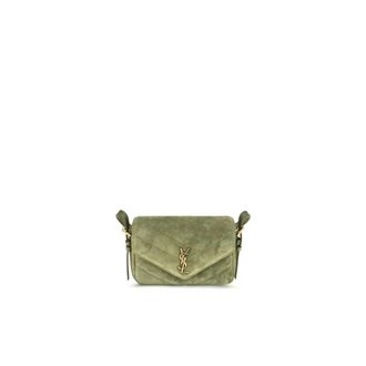 Saint Laurent Monogram Umh&auml;ngetasche - - Bags - Damen - Gr&uuml;n - ONE SIZE