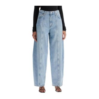 A Gold E Femme, Jeans, Bleu, Taille: W28 Vintage Wide Leg Jeans