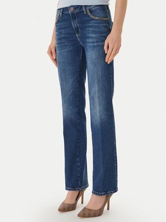 Guess Jeans W6RA15 D6883 Dunkelblau Straight Leg