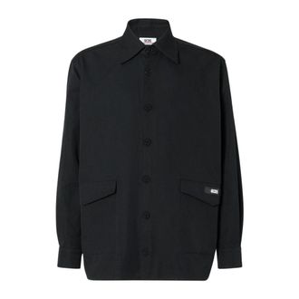 GCDS Shirt Jacket - - Shirts - Herren - Schwarzk - S