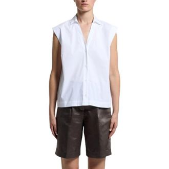 PESERICO &Auml;rmelloses Shirt - - Blouses & Shirts - Damen - Wei&szlig; - L