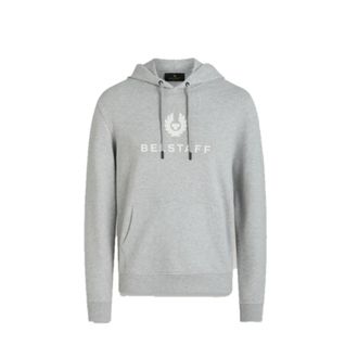 Belstaff Signature Hoodie mit K&auml;ngurutasche - - Sweatshirts & Hoodies - Herren - Grau - 2XL