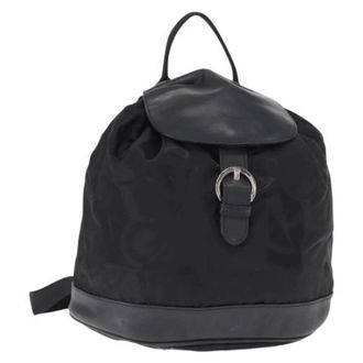 Ferragamo Pre-owned Nylon Rucksack - - Pre-owned - Damen - Schwarzk - ONE SIZE