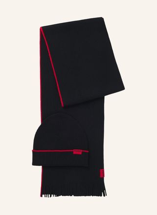 HUGO BOSS Hugo Schal Zaschel Set schwarz