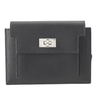 Herm&egrave;s Portefeuille Kelly Pocket Pre-owned - Femme - Pre-owned - Noir - Taille: ONE Size